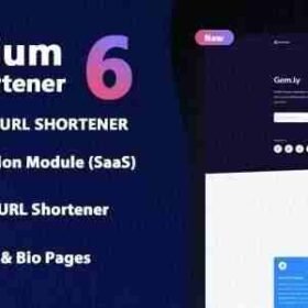 Premium URL Shortener GPL 7.8.2 Link Shortener, Bio Pages & QR Codes ...
